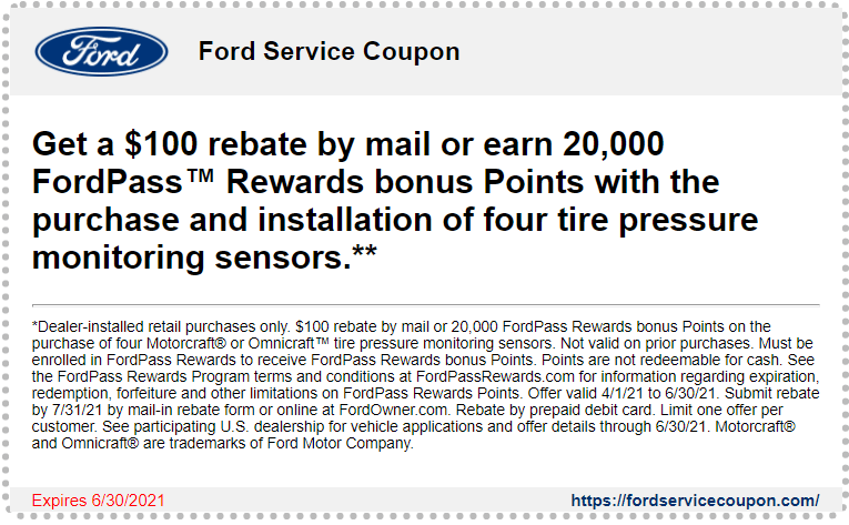 All Coupons - Ford Service Coupon