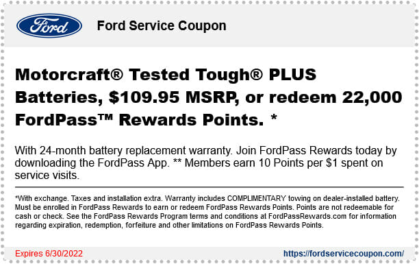 All Coupons - Ford Service Coupon